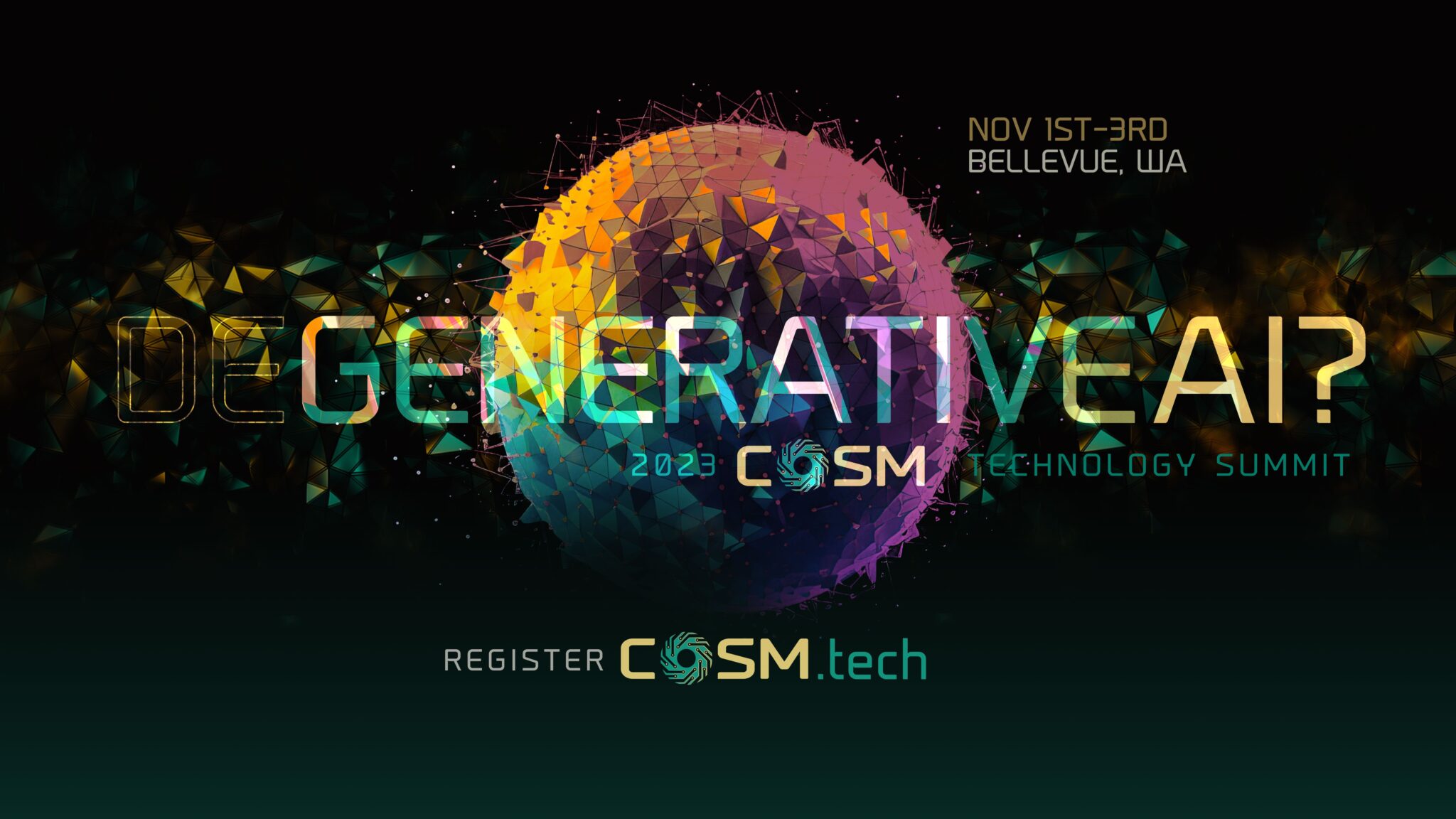 COSM.tech: Upcoming AI conference November 1-3, 2023 - Bill Dembski
